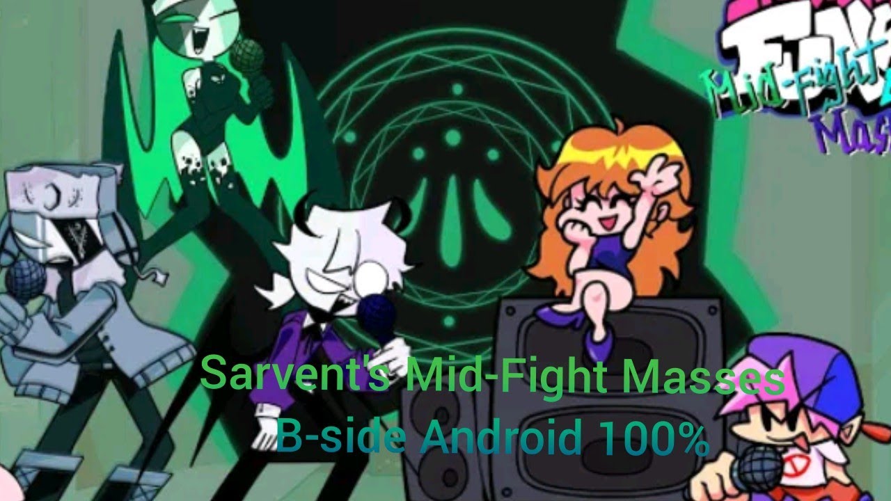 FNF mod Sarvent's Mid-Fight Masses B-side Android Friday Night Funkin ...
