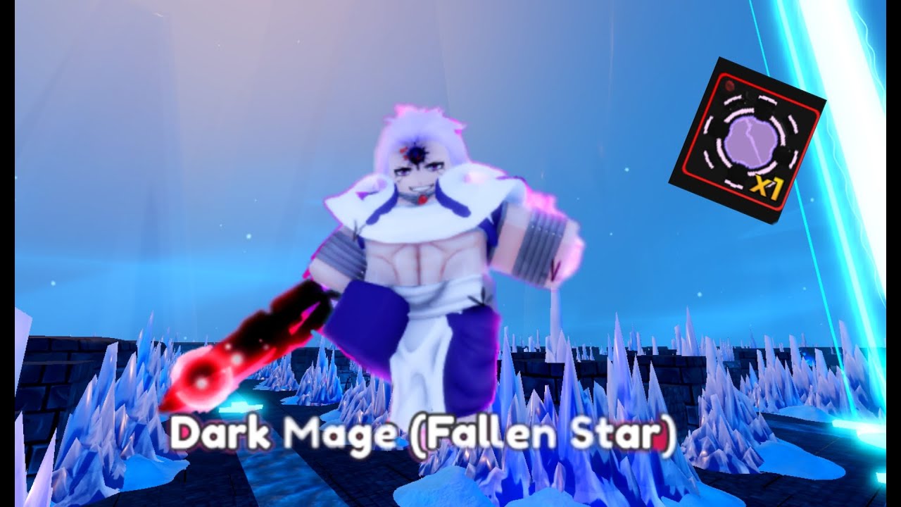 After a long grind i finaly obtained the Dark Mage (Fallen Star) Anime ...