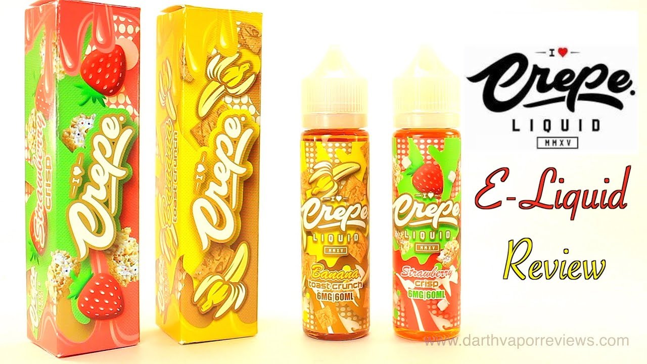 Crepe Liquid | E-Liquid Review - YouTube