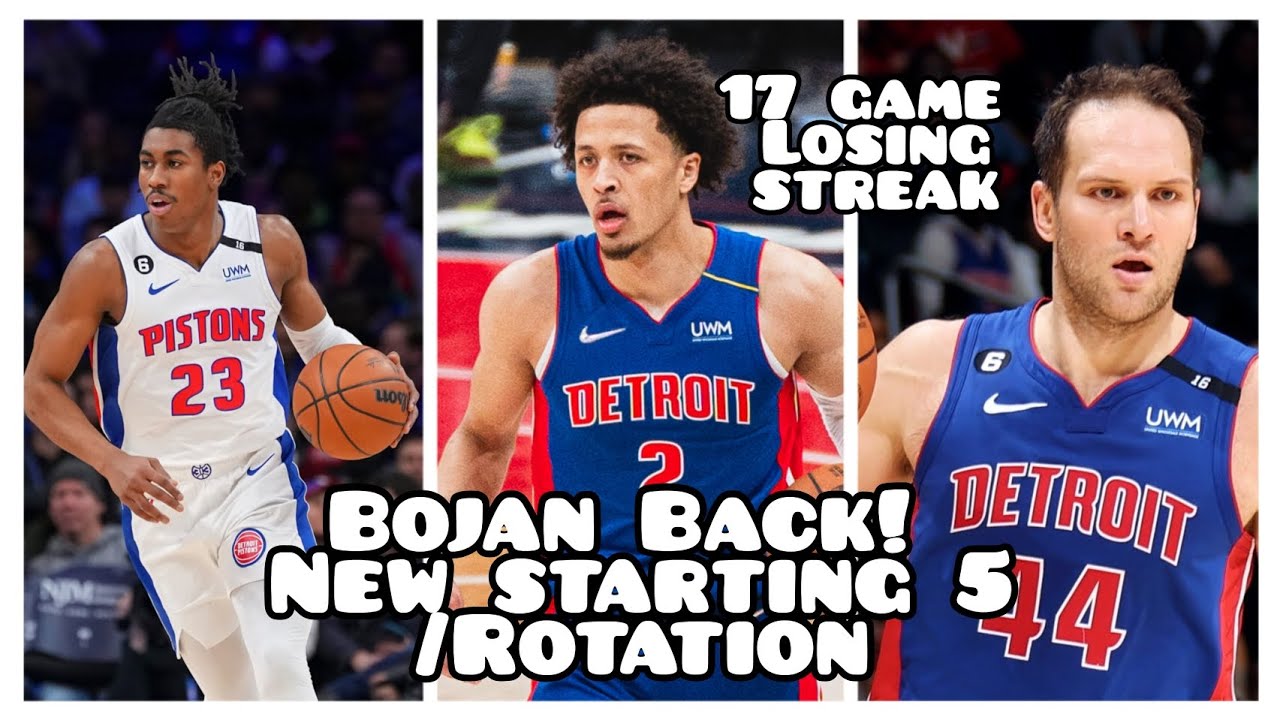 Bojan Back for Pistons ! Time for new Starting 5/ rotation ?! - YouTube