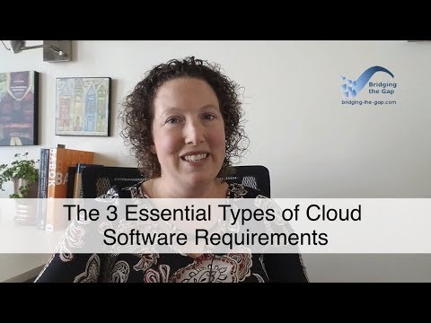 The 3 Essential Types of Cloud Software Requirements - YouTube