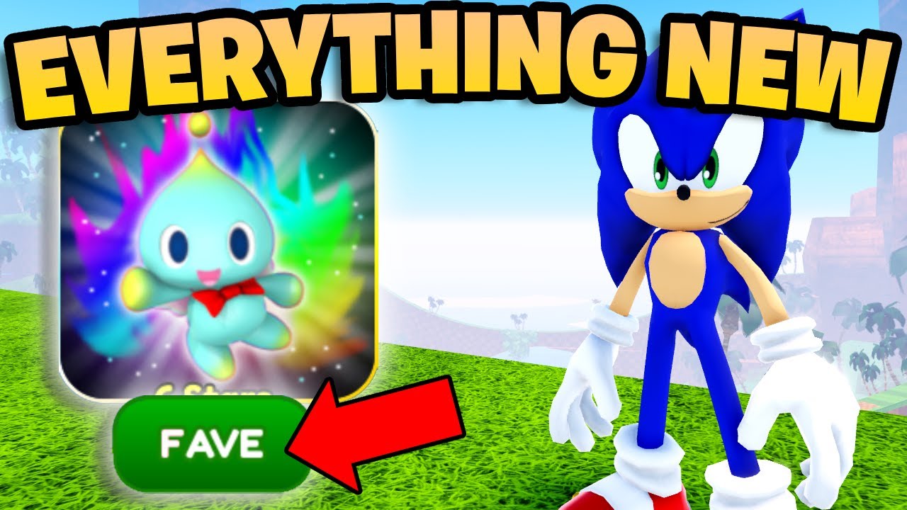 *EVERYTHING NEW* In This Update (Sonic Speed Simulator) - YouTube