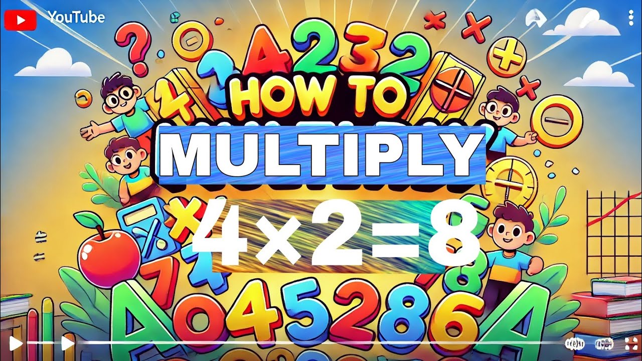 How to multiply | Learn multiplication with fun #multiply # ...
