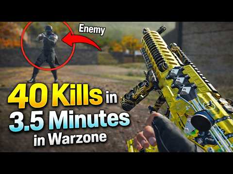 40 Kills in 3.5 Minutes in Warzone - DracuLEO