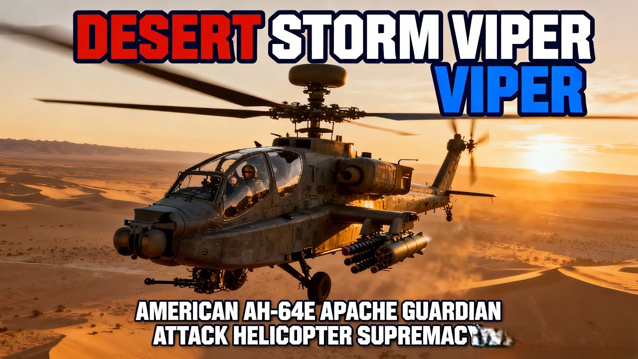 DESERT STORM VIPER | American AH-64E Apache Guardian - YouTube