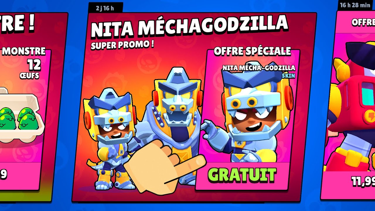 (8x PASS Plus) Super Promo NITA MECHA GODZILLA !! pack opening BRAWL ...