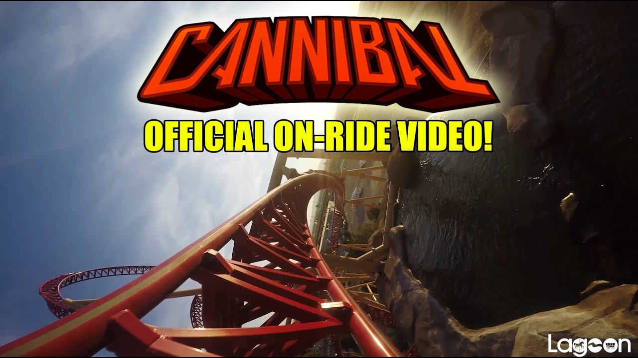 CANNIBAL Roller Coaster Official Front Seat POV Lagoon Park ...