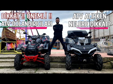 NASIL ATV ALMALIYIZ? ATV DOLANDIRICILARI! POLARIS - CANAM - CFMOTO