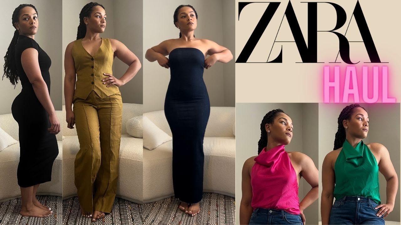 Zara Really Tried to Play Me!| Haul | Viral Denim Tube Dress and Satin ...