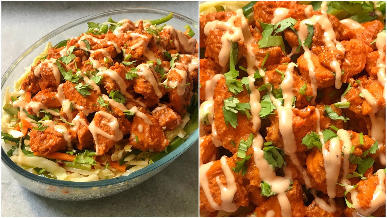 Delicious Smoked Chicken With Rice Platter | Lunch/Dinner Recipe - YouTube