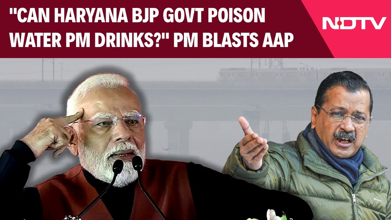 PM Modi Latest | "Can Haryana BJP Government Poison Water That PM ...