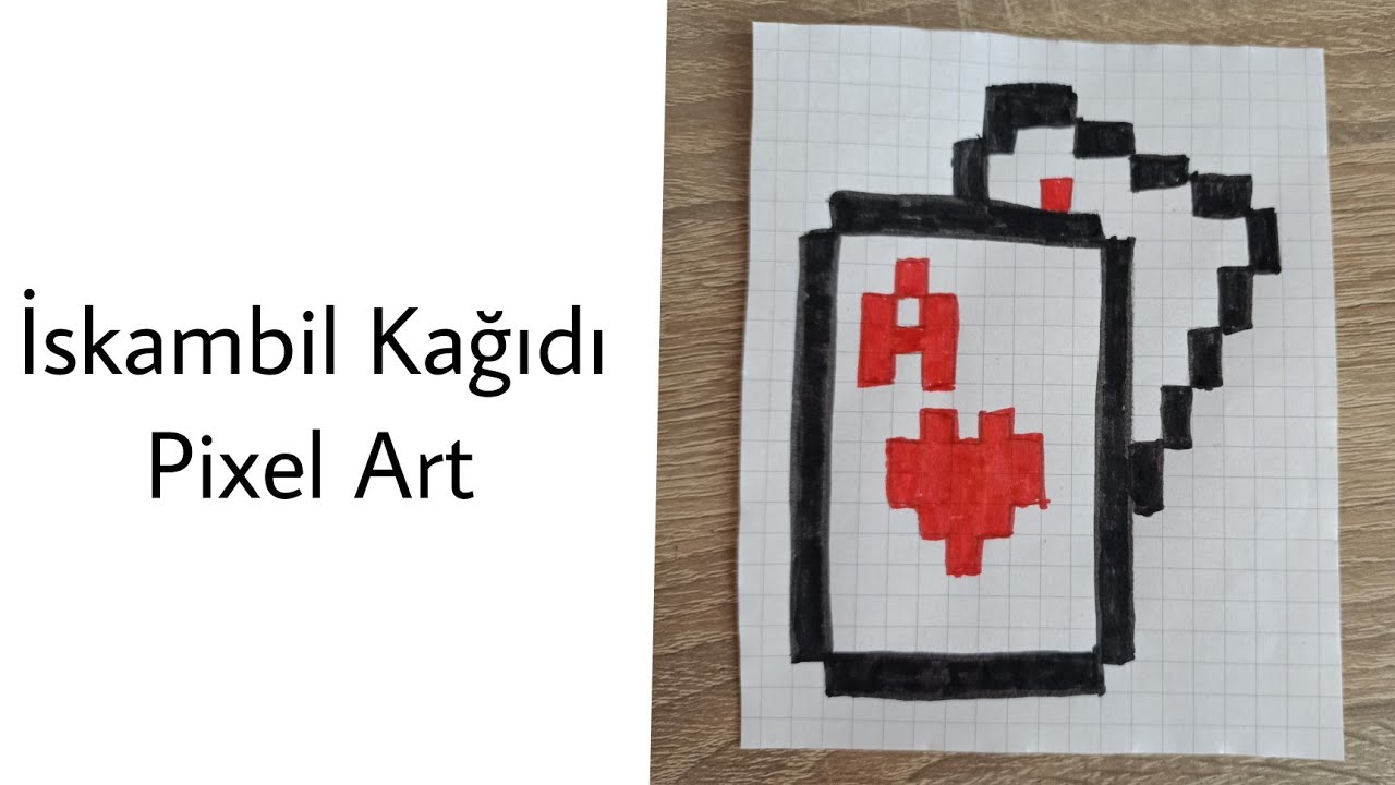 İskambil Kağıdı Pixel Çizim #pixelart - YouTube