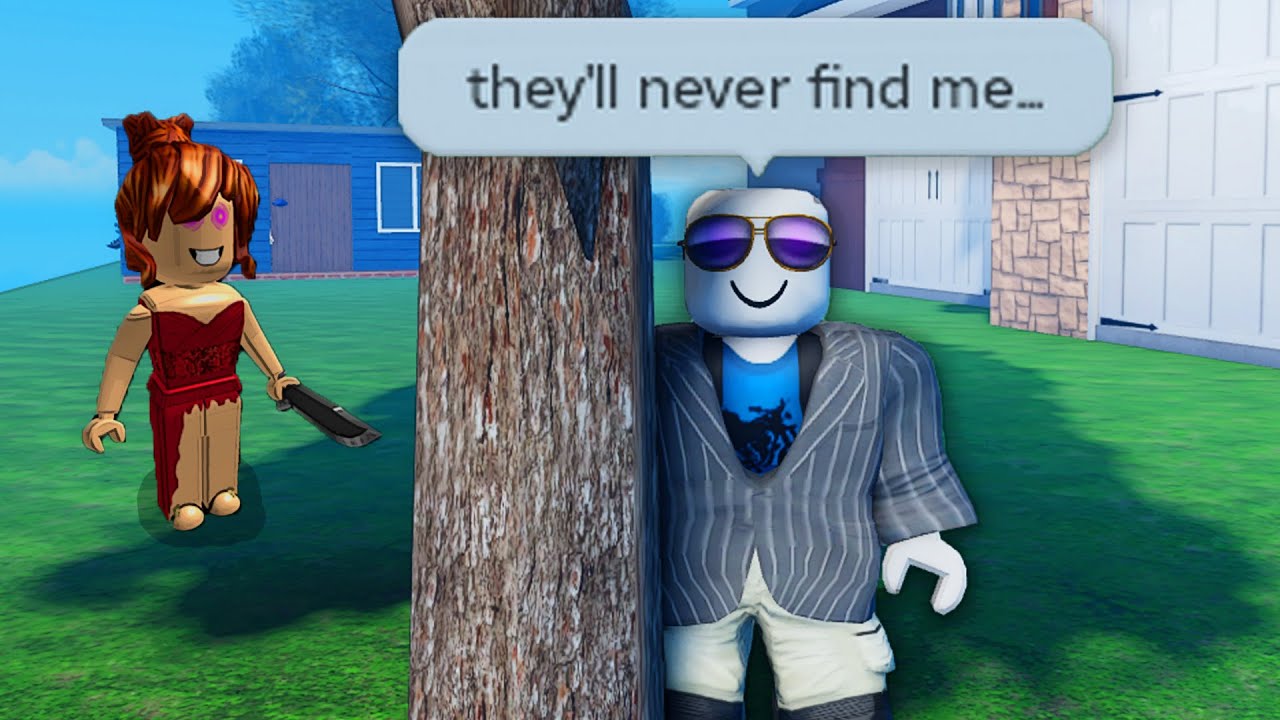 i tried to survive a knockoff Roblox game... - YouTube