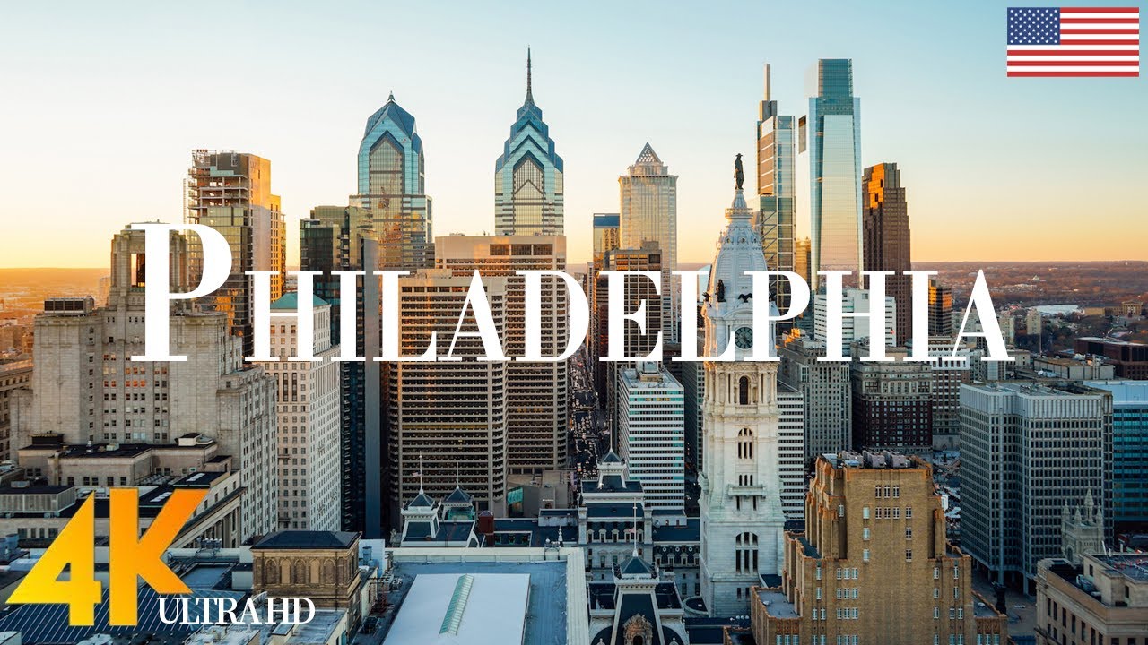 Philadelphia 4K drone view • Aerial View Of Philadelphia | Relaxation ...