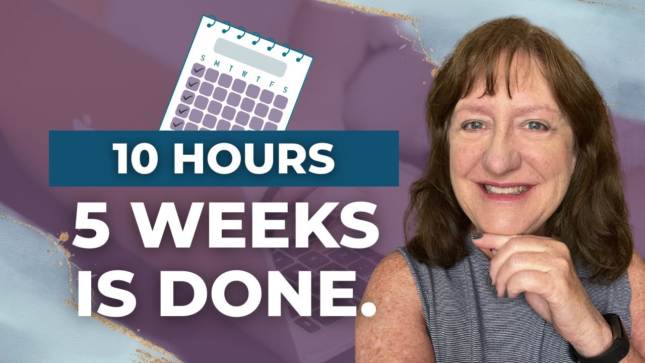 How to Create 5 Weeks of Content in Less Than 10 Hours - YouTube
