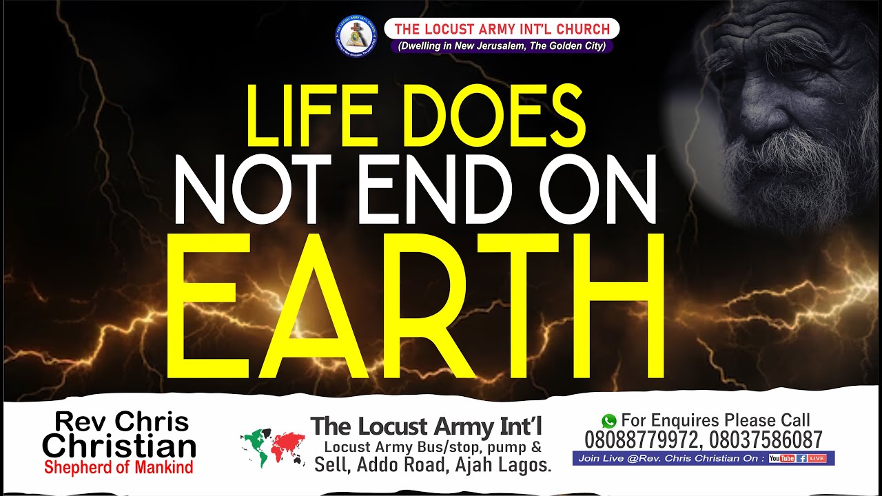 Rev Chris Christian - LIFE DOES NOT END ON EARTH - YouTube