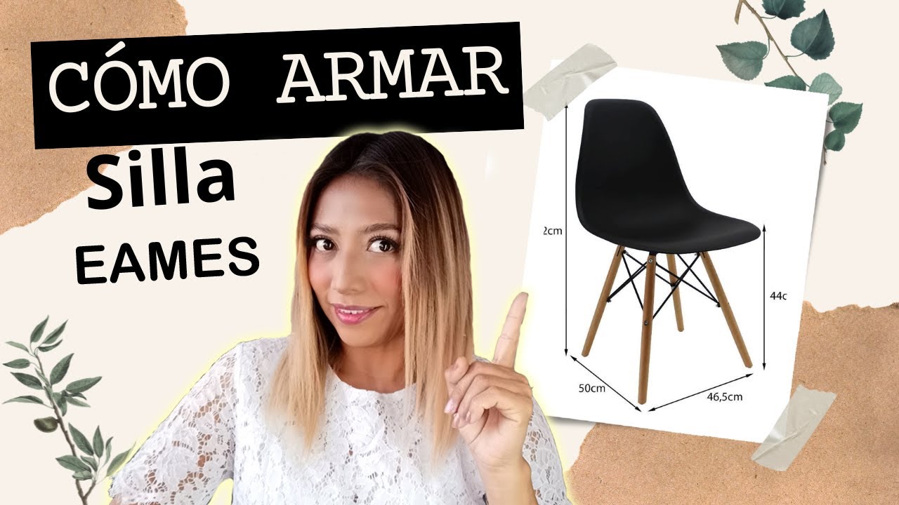 Cómo armar silla eames // Fácil y rápido - YouTube