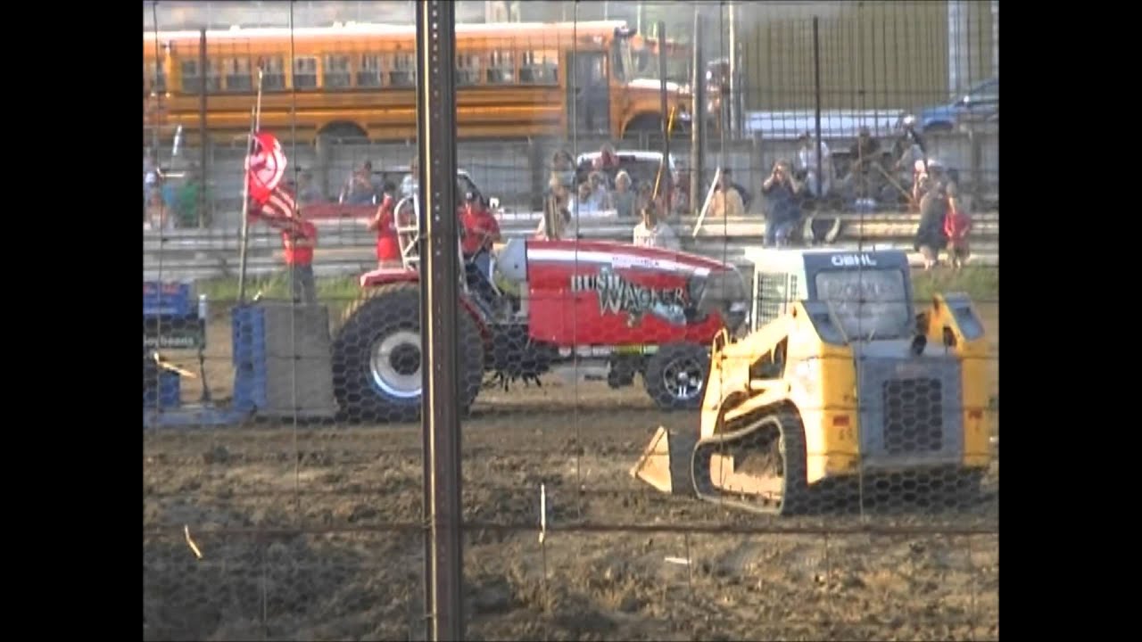 LIGHT PRO STOCK TRACTORS NTPA PULL RUSH COUNTY, IN FAIR JUNE 22, 2015 - YouTube