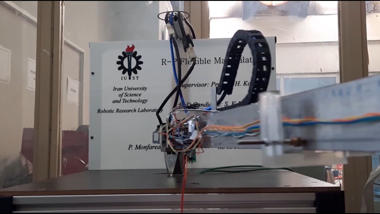 manipulator with flexible link and RP joints(revolute-prismatic) - YouTube