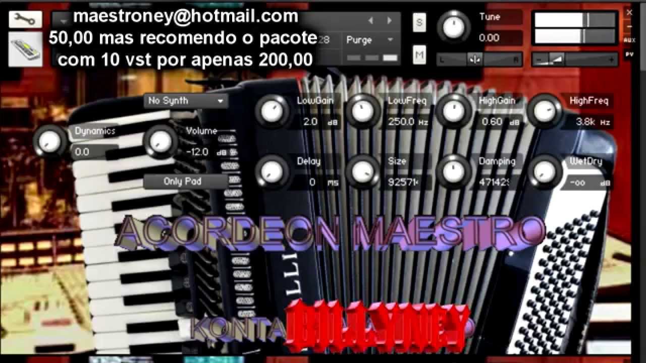 ACORDEON MAESTRO vst, PÓPEGÁ, BILLYNEY - YouTube