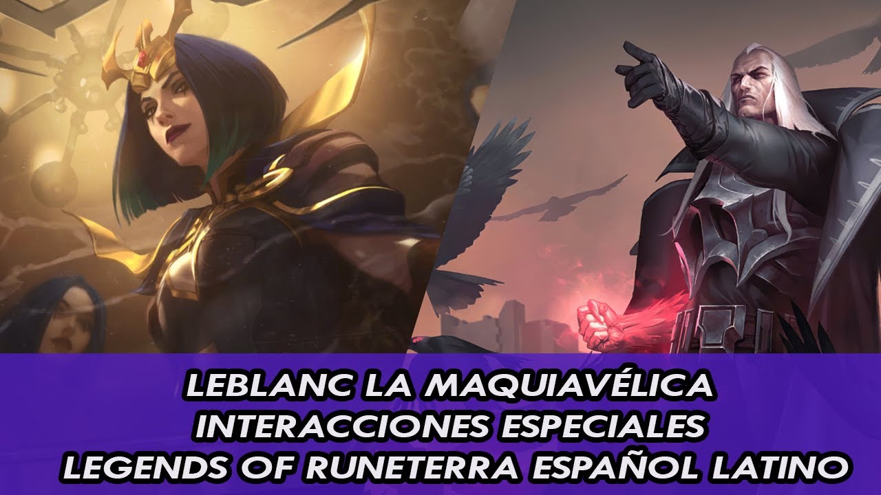 LEBLANC LA MAQUIAVELICA INTERACCIONES ESPECIALES ESPAÑOL LATINO ...