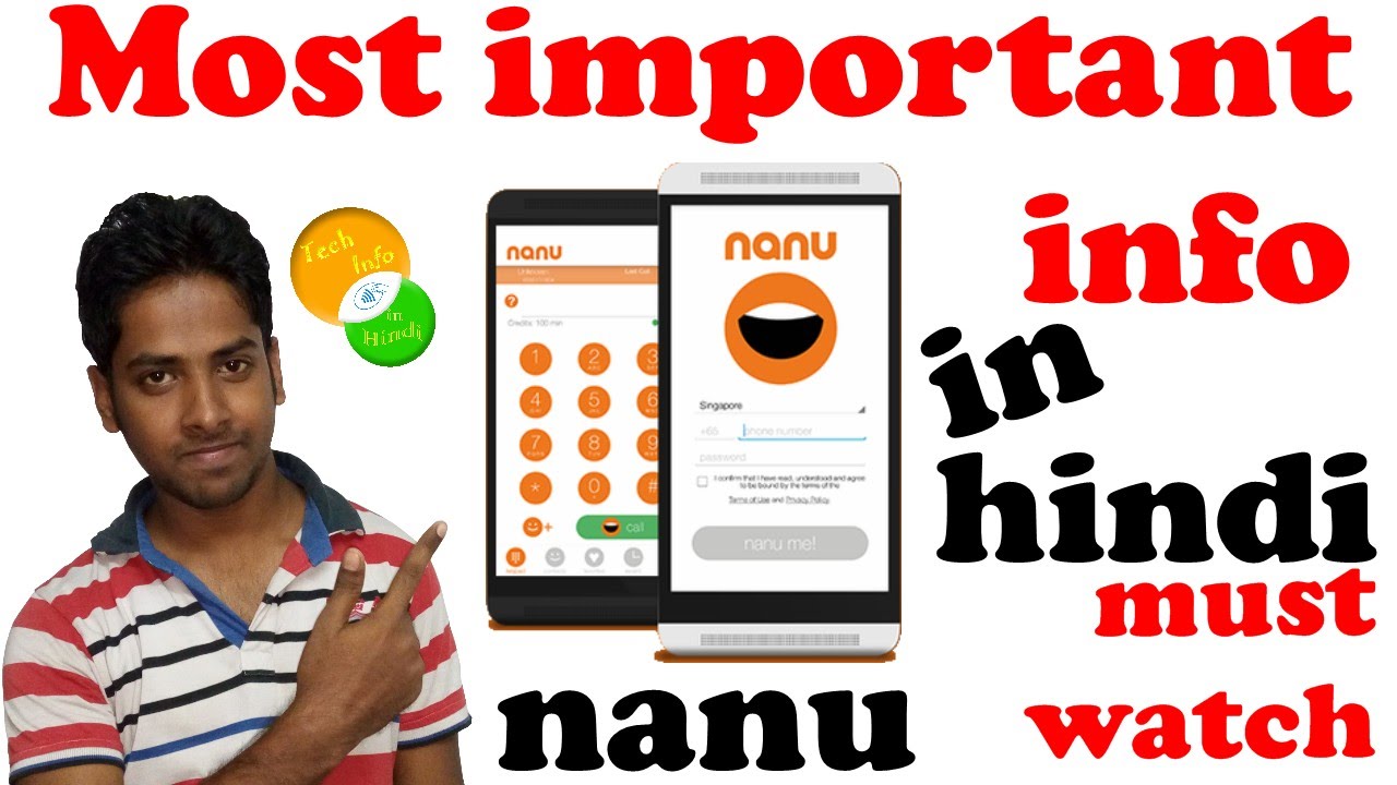 Nanu app make free calls even bad connection | Explained in hindi [info ...