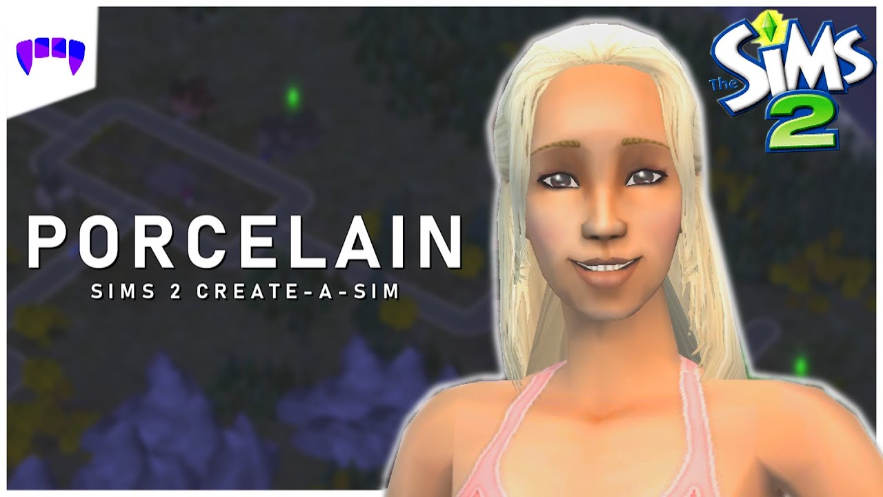 Porcelain The Vampire • The Sims 2 • Create-A-Sim - YouTube