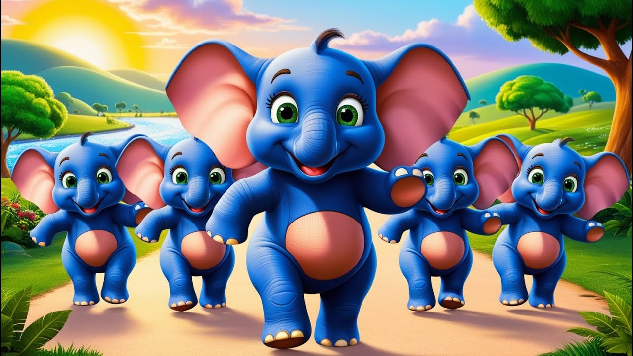 One Big Elephant | Kids Story | Kids Songs & Nursery Rhymes - YouTube