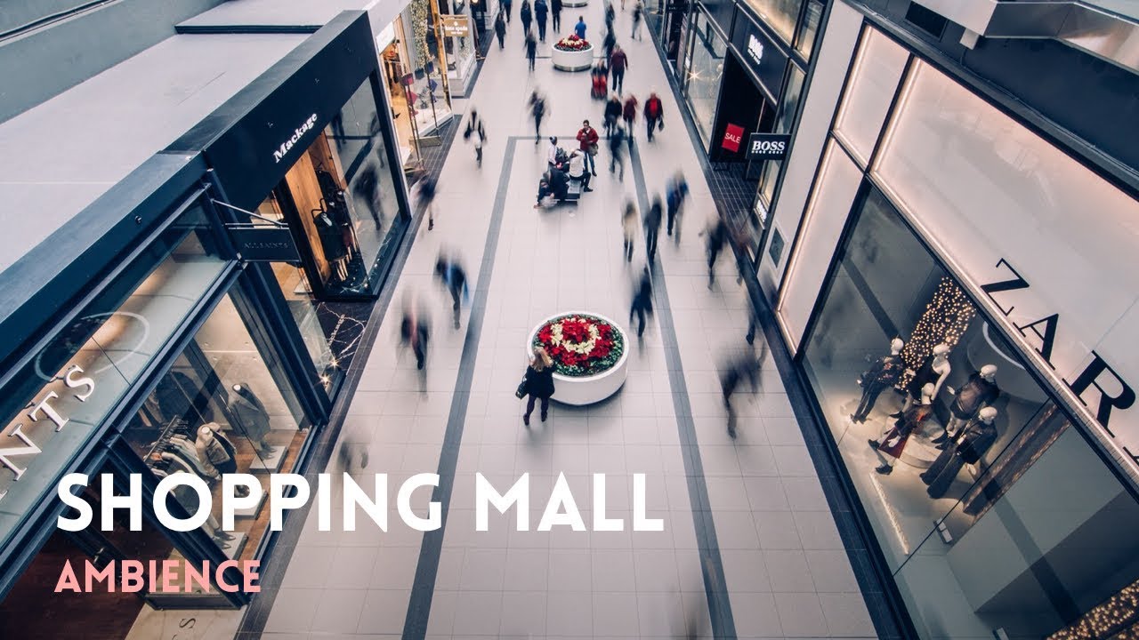 Shopping Mall Ambience Sound Effects 3D Noises - YouTube