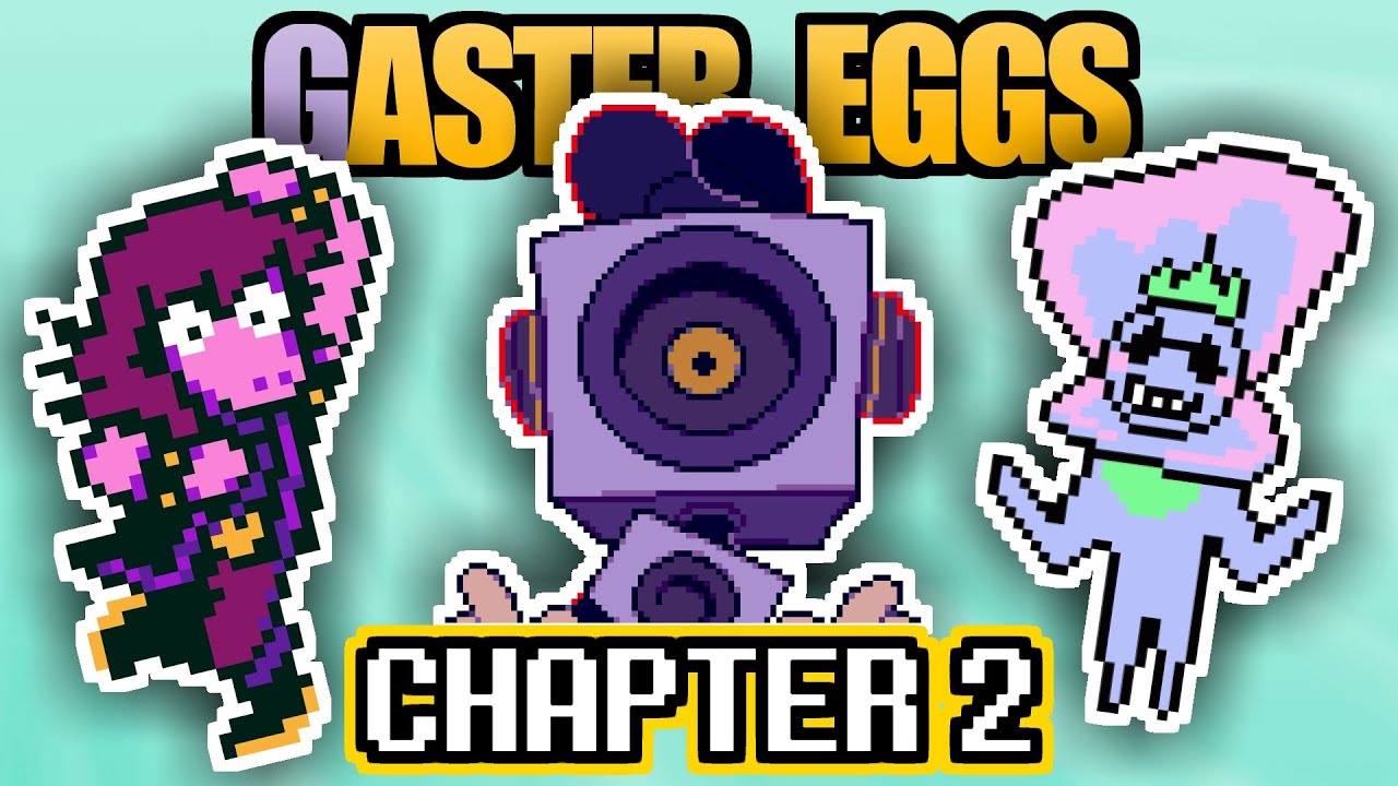 Deltarune Chapter 2 GASTER [Pipis] EGGS (Easter Eggs, Secrets, and ...