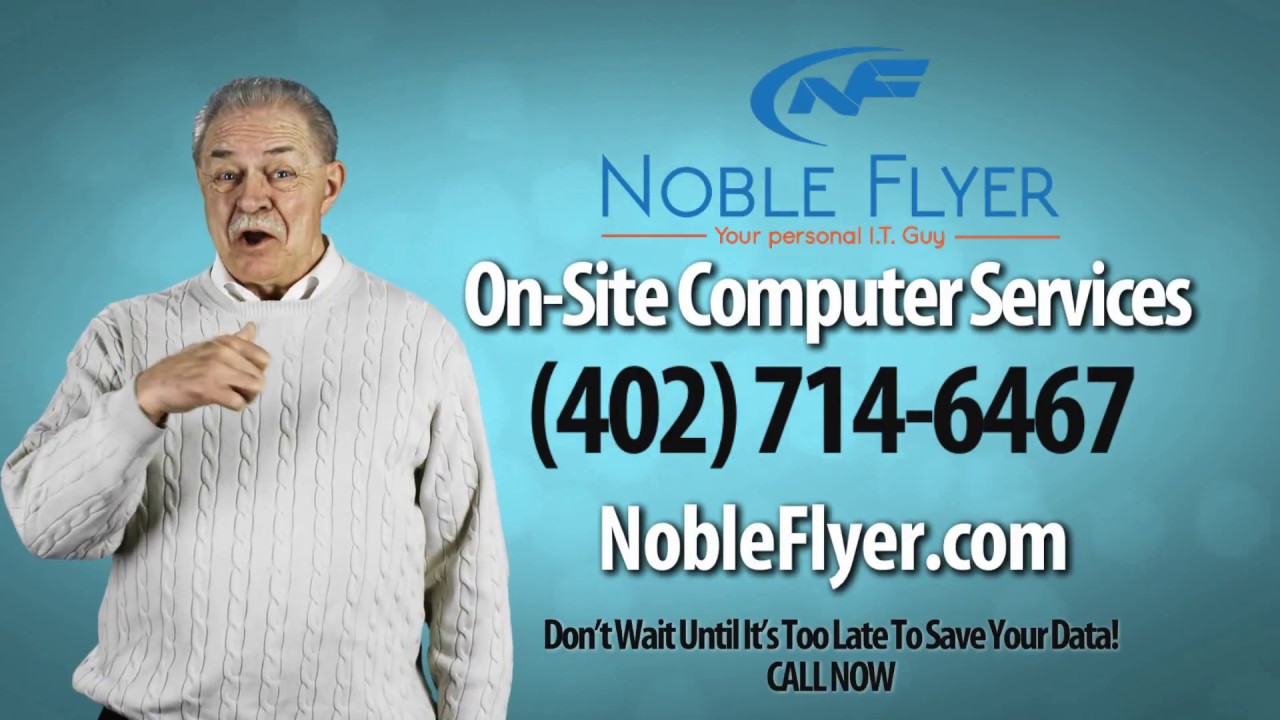 Noble Flyer On-Site Computer & Network Services - Omaha NE - YouTube