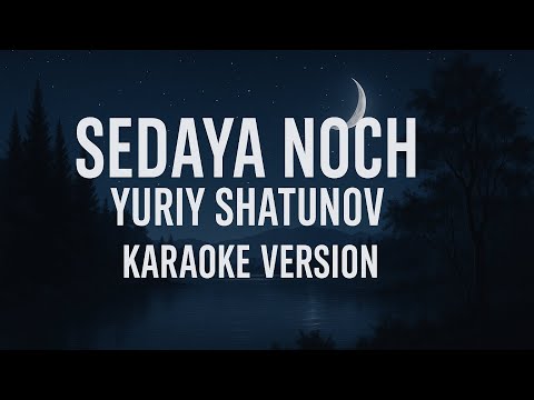 Sedaya Noch – Yuriy Shatunov | Karaoke Version