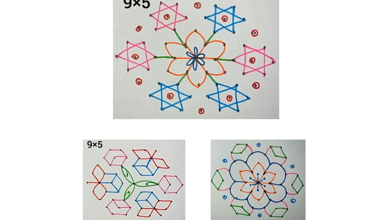 Rangoli For Small Space/Quick Rangoli In Small Duration/Beginners ...