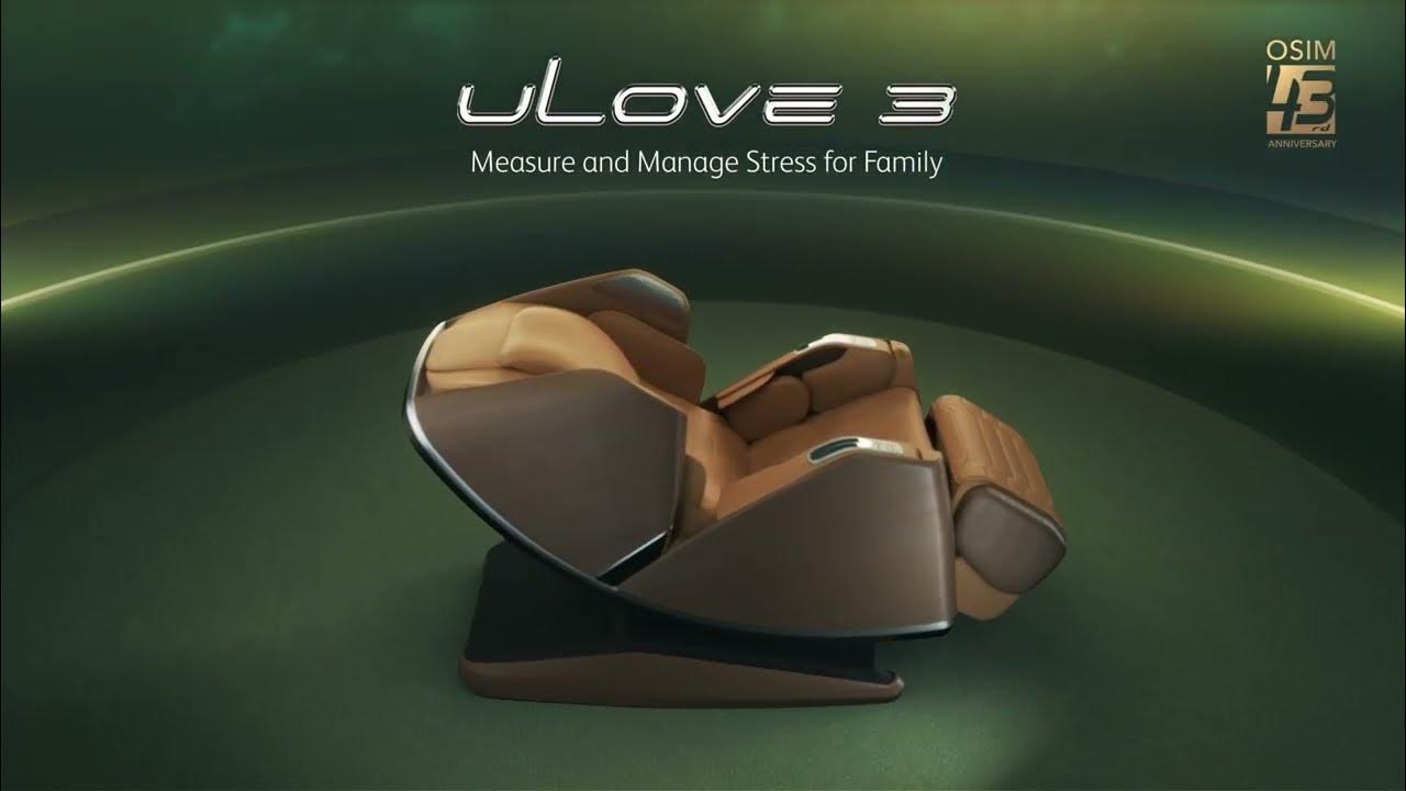Total Well-being Chair, OSIM uLove 3 Advanced AI Features in Full Animation - YouTube