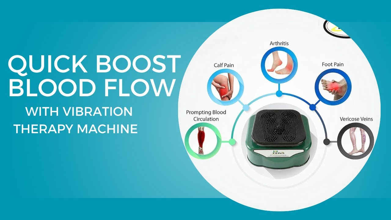 Quick Boost Blood Flow in Legs With Vibration Therapy Machine - YouTube