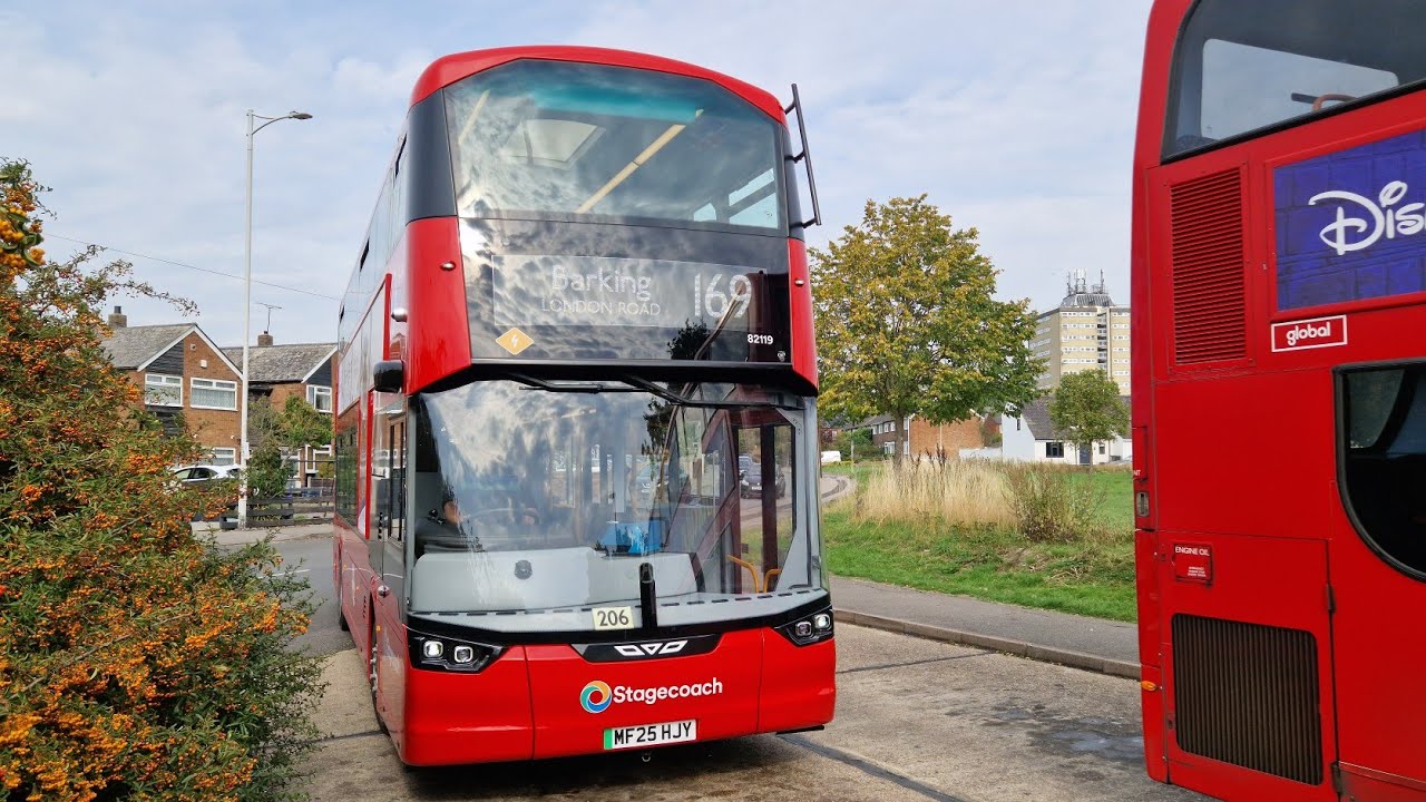 FULL ELECTROLINER JOURNEY | LONDON BUS 169 CLAYHALL THE GLADE - BARKING ...