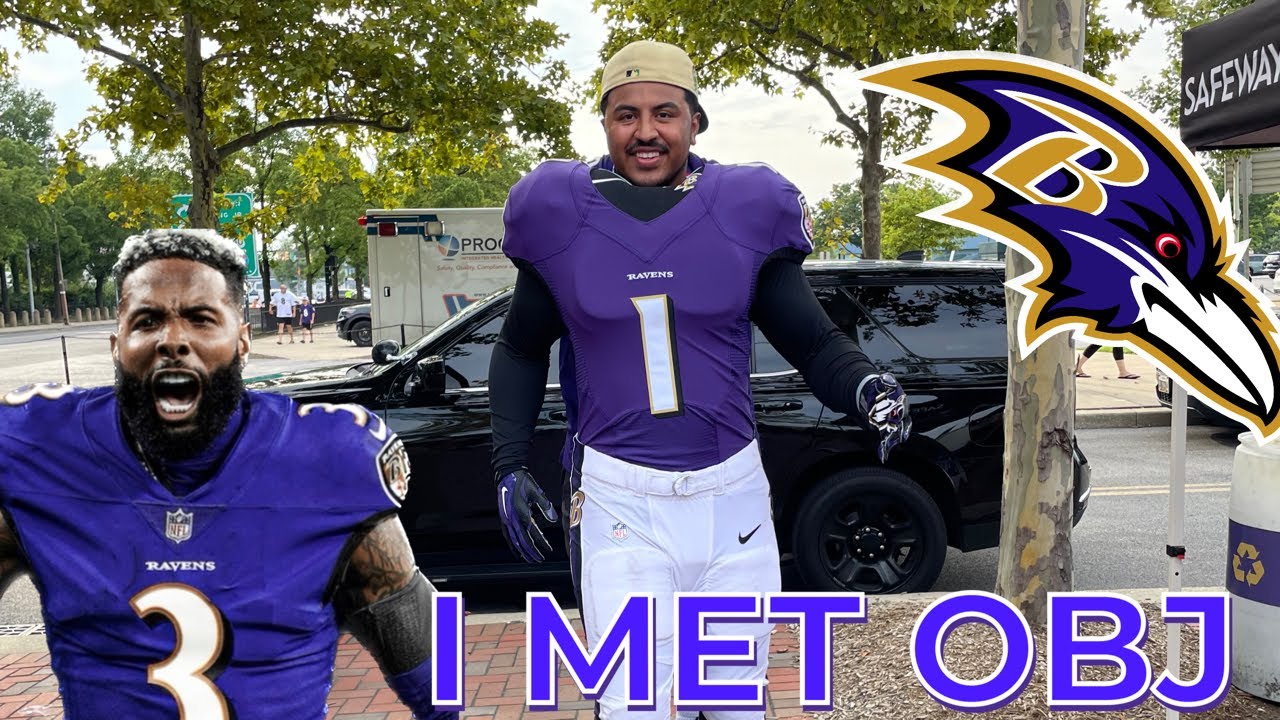 Shocking Ravens Game Experience: Meeting OBJ in Person! - YouTube