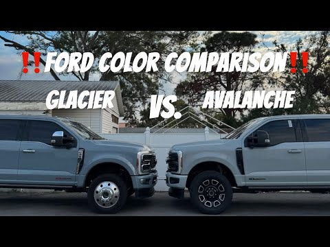 Ford and their grey colors! Color comparison options 2025 ford F450 ...