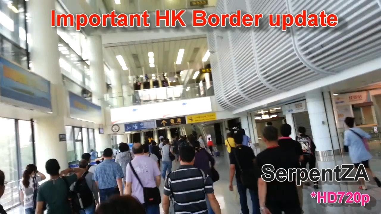 Important HK Border Update - YouTube
