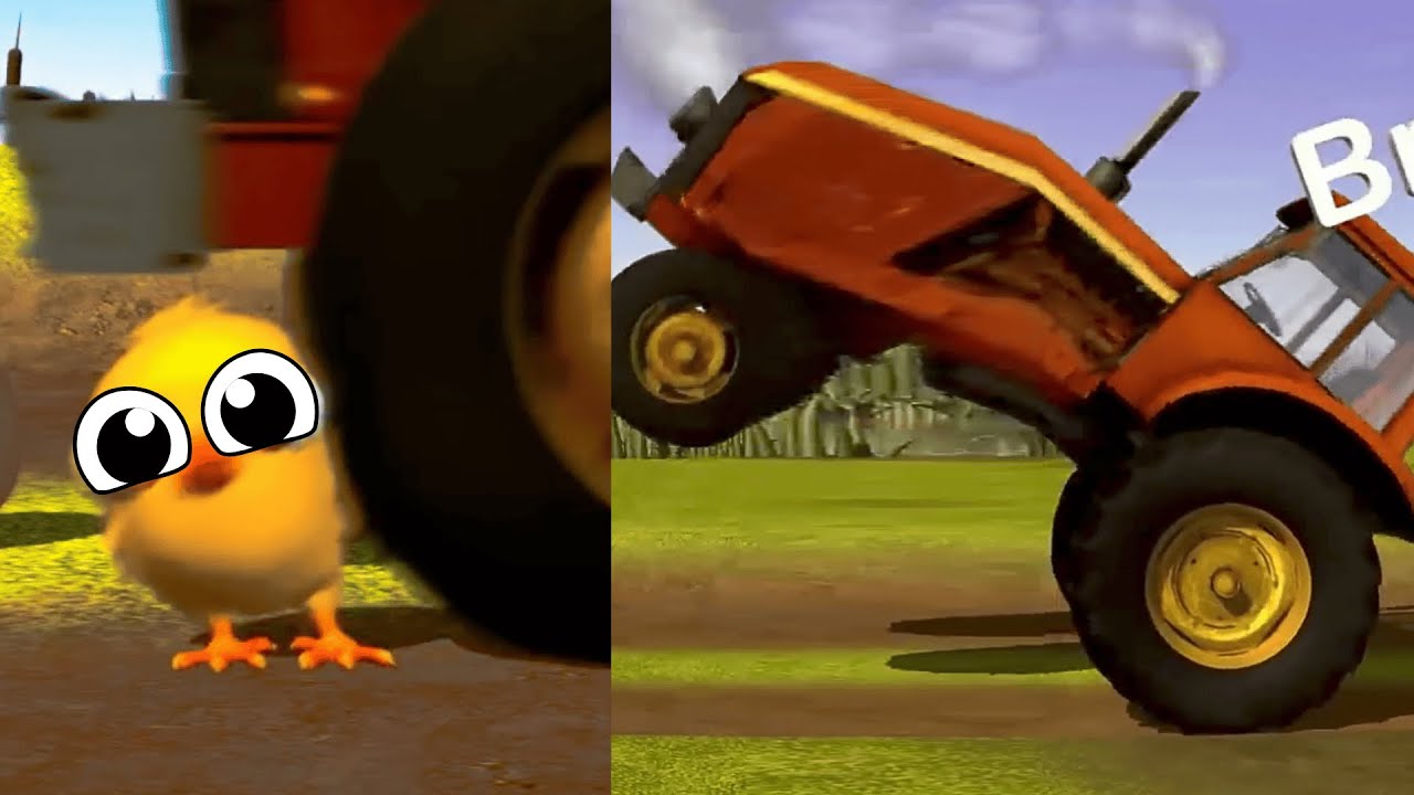 EL POLLITO PIO TRACTOR SÚPER GRANDE CON MUCHOS COLORES EFECTOS - YouTube
