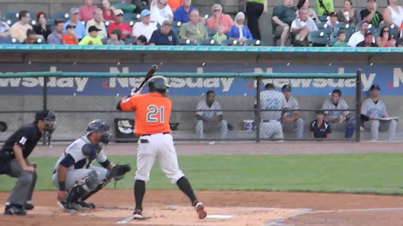 Ducks Bryant Nelson HomeRun Vs BlueCrabs 7/29/13 HD - YouTube