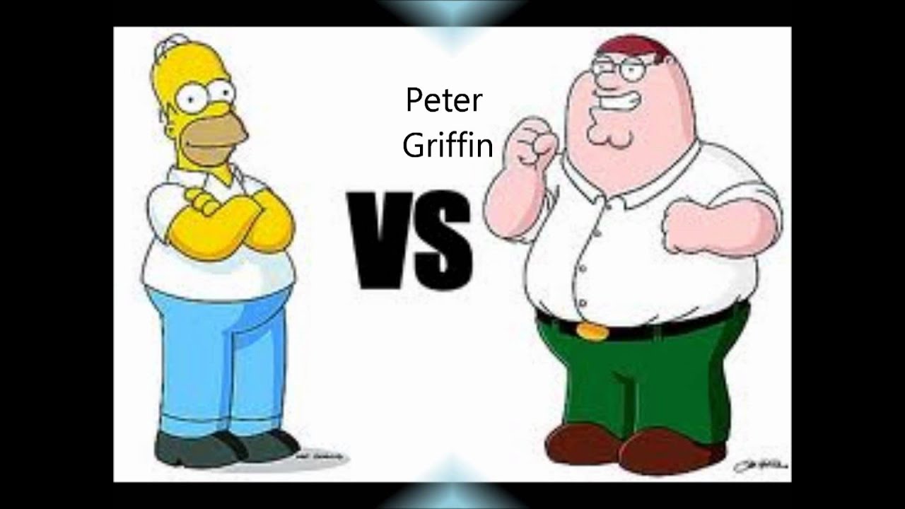 Homer Simpson Vs Peter Griffin - YouTube