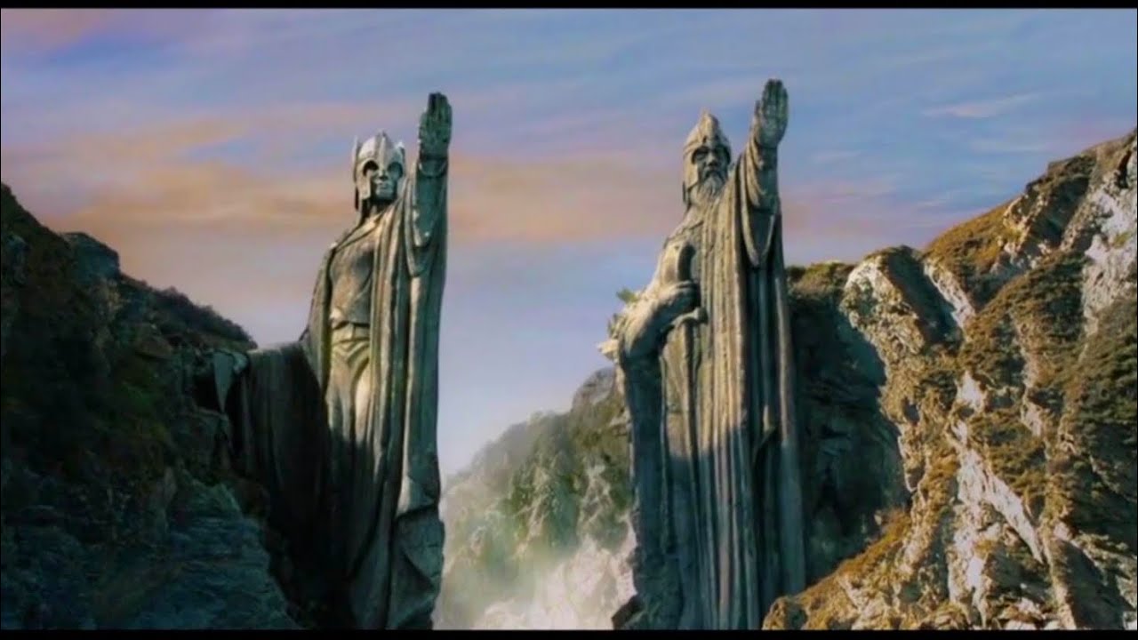 "El señor de los anillos: La comunidad del anillo" | Los Argonath | escena latino - YouTube