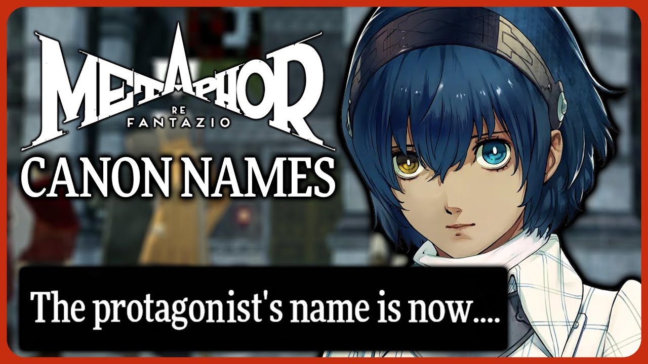 Metaphor: ReFantazio - Canon Protagonist names - YouTube