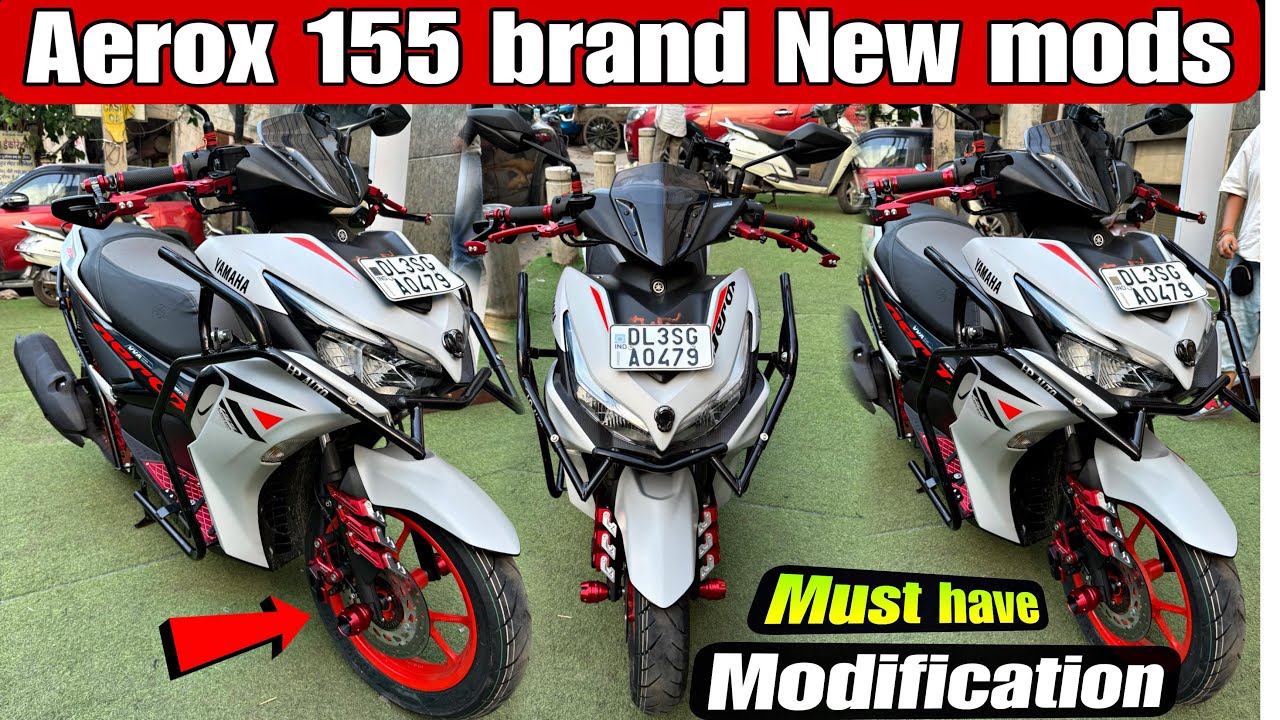 Aaerox 155 Modifications | Aerox Modified | skd bike world | - YouTube
