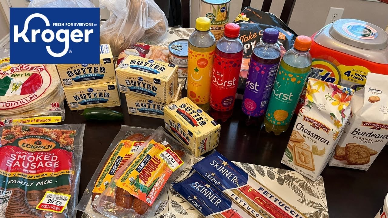 Kroger Grocery Haul | April 2024 | Groceries + Clearance Deals! 🛒 - YouTube