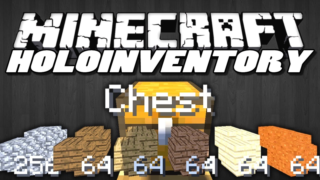 Minecraft Mods | HOLOINVENTORY MOD (Holographic HUD) | Minecraft (Mod ...