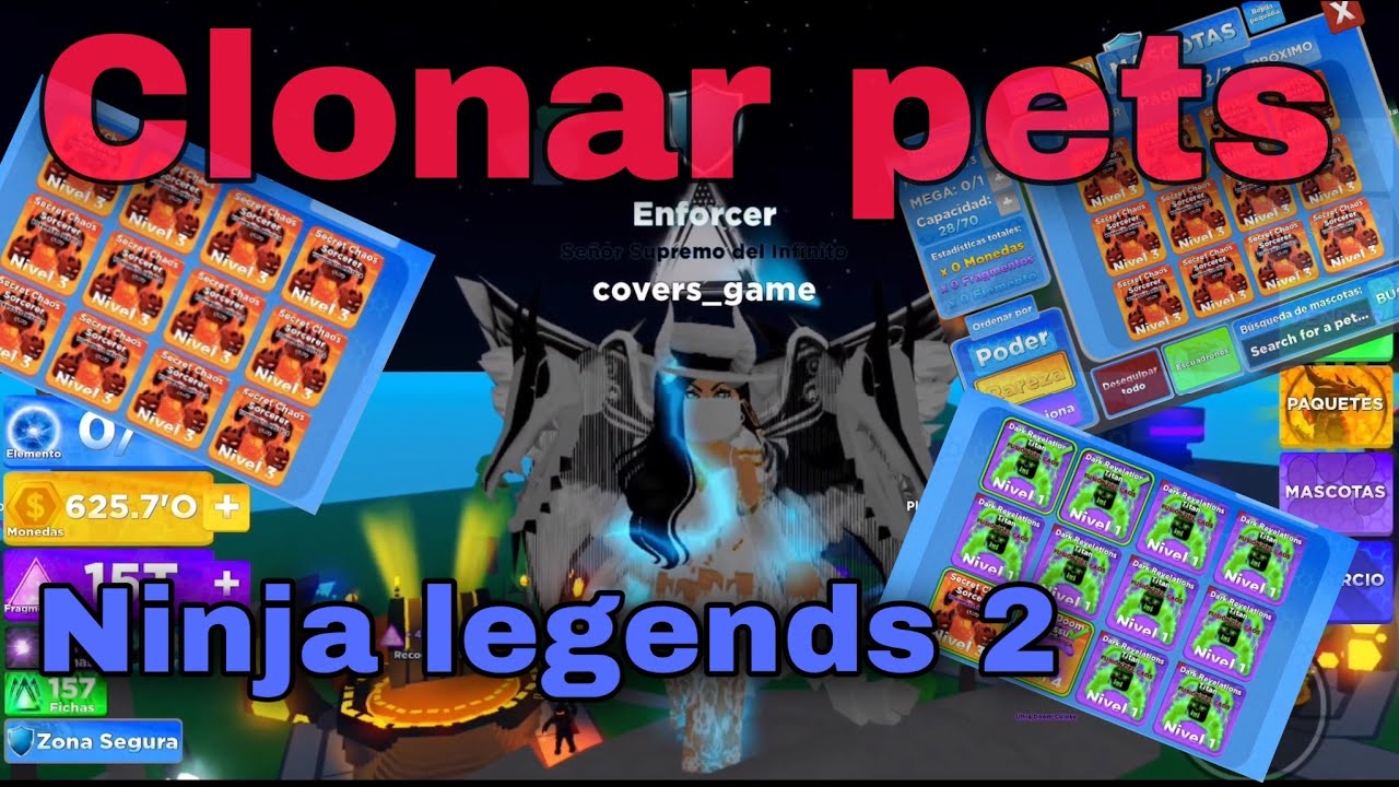 Cómo clonar pets en Ninja Legends 2. Actualizado 2021. Roblox - YouTube