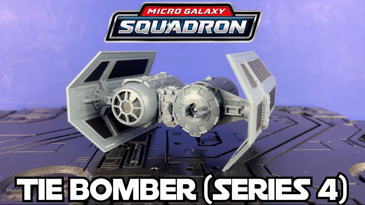 Star Wars Micro Galaxy Squadron Tie Bomber (Series 4) Review - YouTube