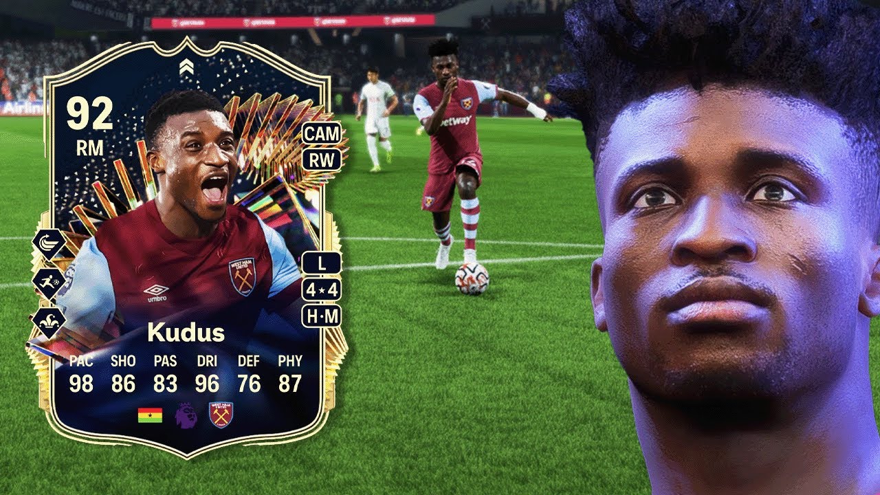 92 TOTS KUDUS IS A BEAST IN EA FC 24!! - YouTube